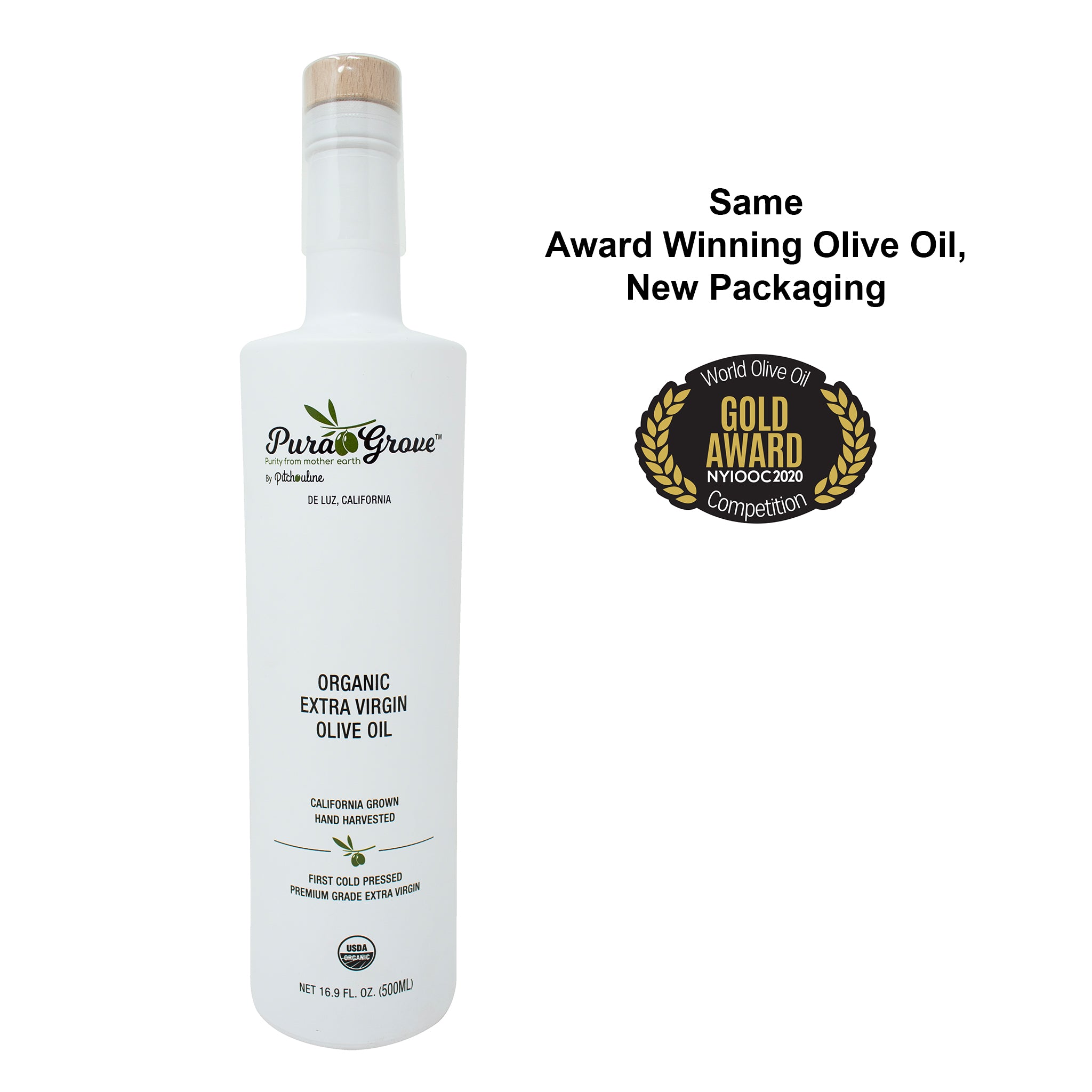 Amecon De Peche Pura Grove Organic Cold Pressed Extra Virgin Olive Oil ...
